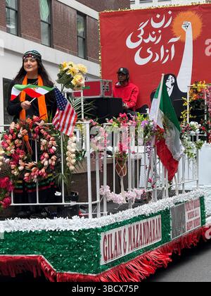 The annual Persian Parade along Madison Avenue in Manhattan, New York ...