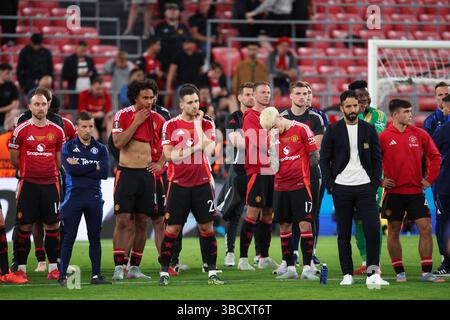 BILBAO, SPAIN - 21st May 2025: John Textor looks on ahead of the UEFA ...