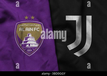 Pringsewu, Lampung; May 22, 2025; texture of Real Madrid football club ...