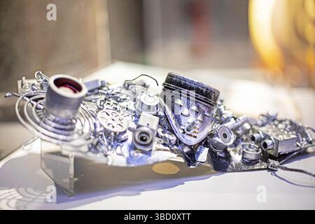 carved antique monocle for artists. Antiques Stock Photo - Alamy