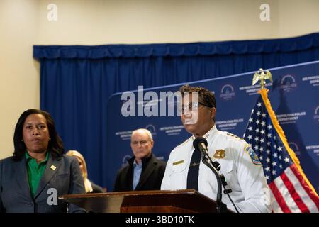 Pamela Smith, left, Chief of Police of the Metropolitan Police ...