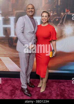 (L-R) Veronica Jackson and Christopher Jackson attend the New York ...