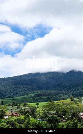 Farmland in Sumatra, Indonesia. Beautiful landscape image of ...