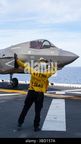 PHILIPPINE SEA (May 21, 2025) Sailors assigned to the forward-deployed ...