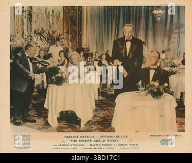 The Monte Carlo Story 1956 Marlene Dietrich Stock Photo - Alamy