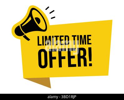 limited offer speech bubble. limited offer sign. limited offer banner ...