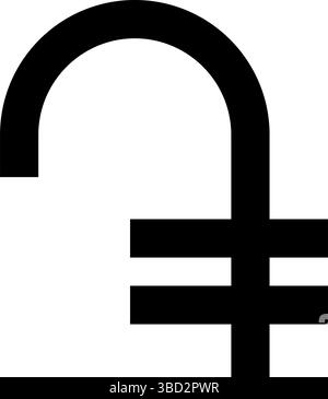 Dram Armenian sign symbol money icon in circle round black color vector ...