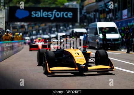 01 BADOER Brando (ita), Prema Racing, Dallara F3 2025, action during ...