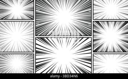 Manga comic scene page background template Stock Vector Image & Art - Alamy