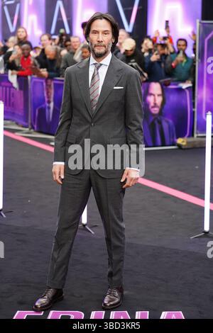 Keanu Reeves attending the world premiere of the Ballerina, at ...