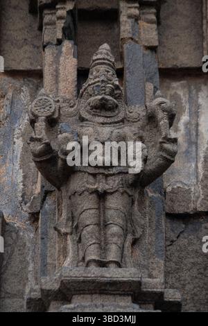 Ancient sculpture on the Temple of Chintala Venkatramana Swamy Temple ...