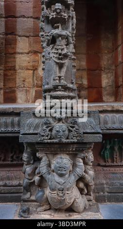 Beautifully Carved Sculptures Hindu Deities on the Sri Chintala ...