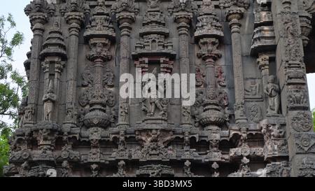 Beautifully Carved Sculptures Hindu Deities on the Sri Chintala ...