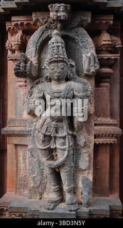 Ancient sculpture on the Temple of Chintala Venkatramana Swamy Temple ...