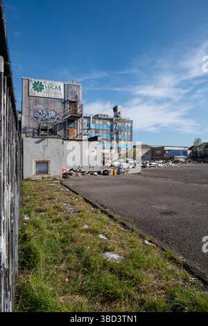 Derelict Lucas food ingredients factory Bristol UK (Dec22 Stock Photo ...