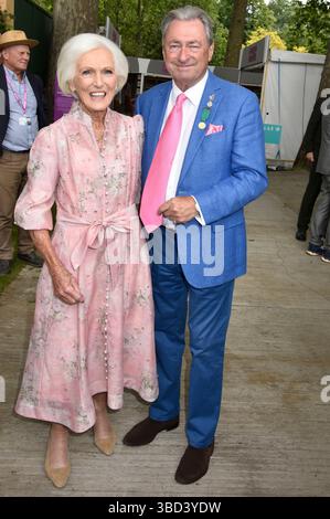 Mary Berry and Alan Titchmarsh at the 2025 RHS Chelsea Flower Show, The ...