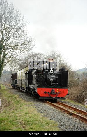 "Prince of Wales" at Llanbadarn Fawr with a mixed train Stock Photo - Alamy