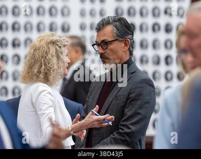 Democratic State Rep. Ramon Romero, D-Fort Worth, speaks at a press ...