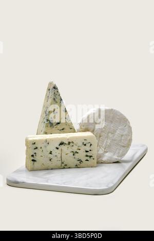 Various types of blue mold cheese Stock Photo - Alamy