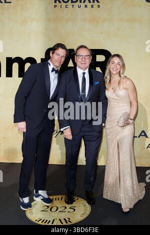 Jaron Lowenstein, Kevin Spacey und Lucinda Lowenstein bei der 31. amfAR ...