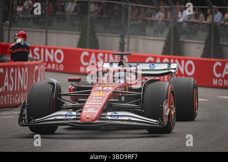 Monaco, Monaco. 23rd May, 2025. #16 Charles Leclerc (MCO) Scuderia Ferrari HP (ITA) SF25/Ferrari ...