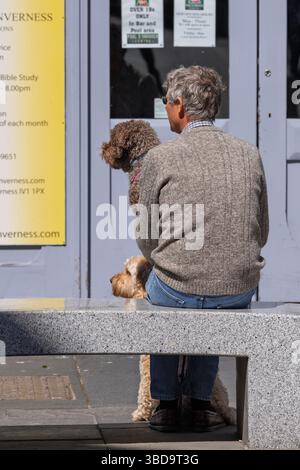 14 May 2025. Inverness,Highlands and Islands,Scotland. This is a man ...