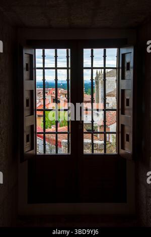 The city of Simancas as seen from a window Stock Photo - Alamy