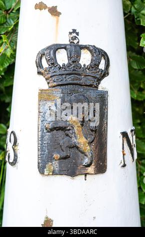 Belgian Dutch border frontier post in Huijbergen, North Brabant, The ...