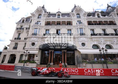 Monaco, Monaco. 23rd May, 2025. Lewis Hamilton of Scuderia Ferrari on ...