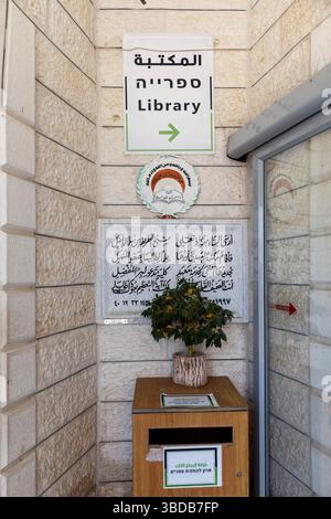 Baqa al-Gharbiya, Israel, 22 May 2025, Modern Lounge yellow and blue ...