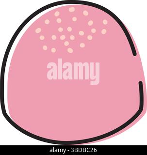 Red gumdrop candy icon. Vector Stock Vector Image & Art - Alamy