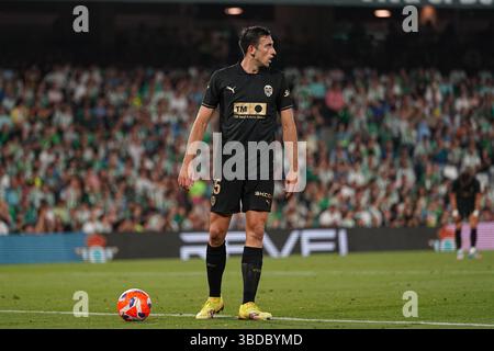 Cesar Tarrega of Valencia CF during the LALIGA EA SPORTS match between ...