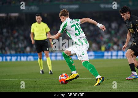 Jesus Rodriguez of Real Betis in action during the Spanish league ...