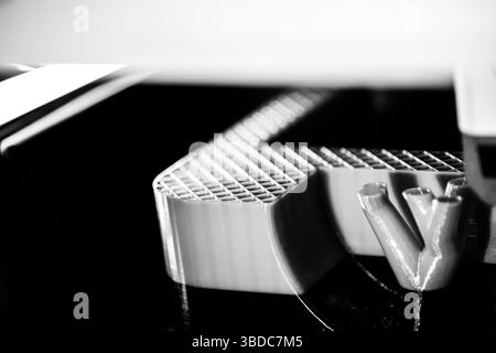 3D printed model with 15 percent lattice infill for structural support ...