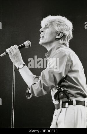 Quebec,Canada. Legendary Quebec rock singer Michel Pagliaro performs on ...