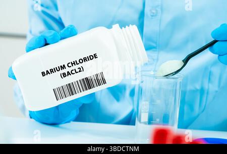 Barium Chloride (BaCl2) Used in water treatment, pyrotechnics, and as a ...