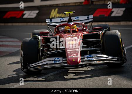 Monaco, Monaco. 24th May, 2025. #44 Lewis Hamilton (GBR) Scuderia ...