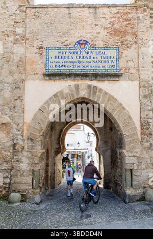 Tarifa, Spain - April 18, 2025: Sea views in Tarifa, right at the point ...