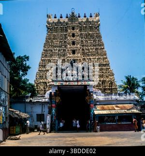 The Thanumalayan Temple in Suchindram, Kanyakumari, Tamil Nadu, India ...
