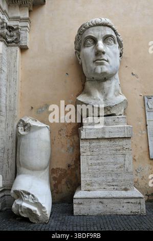 The Colossus of Constantine the Great was a colossal acrolithic statue ...