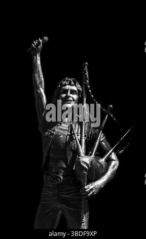Kirriemuir, United Kingdom - 23 June, 2022: view of the Bon Scott ...