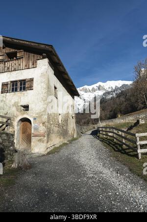 A view of the historic home of Heidi, the main character in the ...