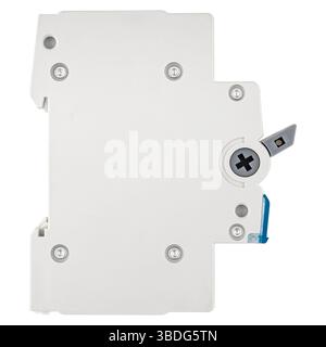 Electrical packet breaker in isolated shot, well lit. Detailed texture ...