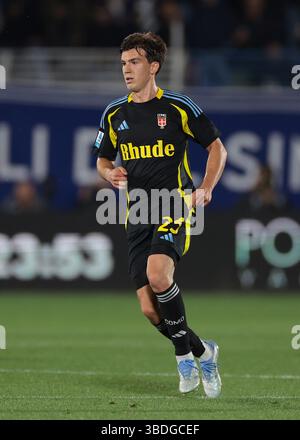Maximo Perrone of Como 1907 in action during the Serie A football match ...