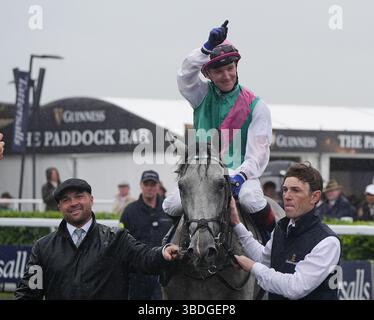 Field Of Gold ridden by Colin Keane on their way to winning the St ...
