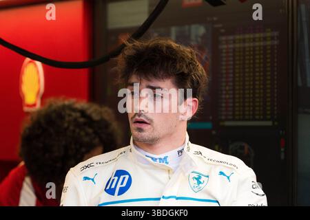 Scuderia Ferrari HP F1 Team's English driver Lewis Hamilton during the ...