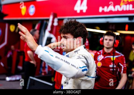Scuderia Ferrari HP F1 Team's English driver Lewis Hamilton competes ...