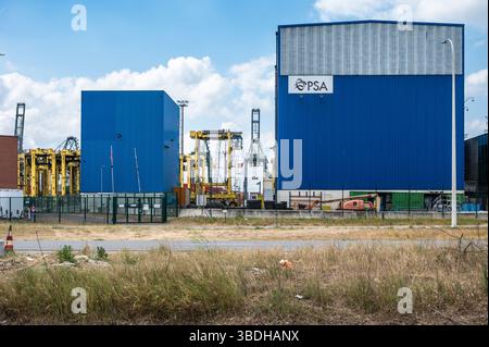 The PSA logistics company at Antwerp Port, Belgium 17 May 2025 Stock ...