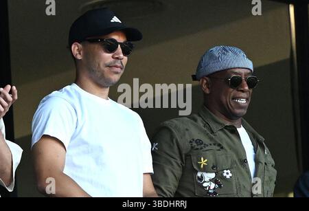 Former England and Arsenal player Ian Wright before the women's ...