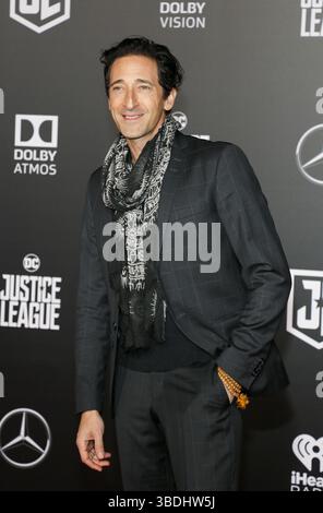 Adrien Brody at the World premiere of 'Justice League' held at the ...